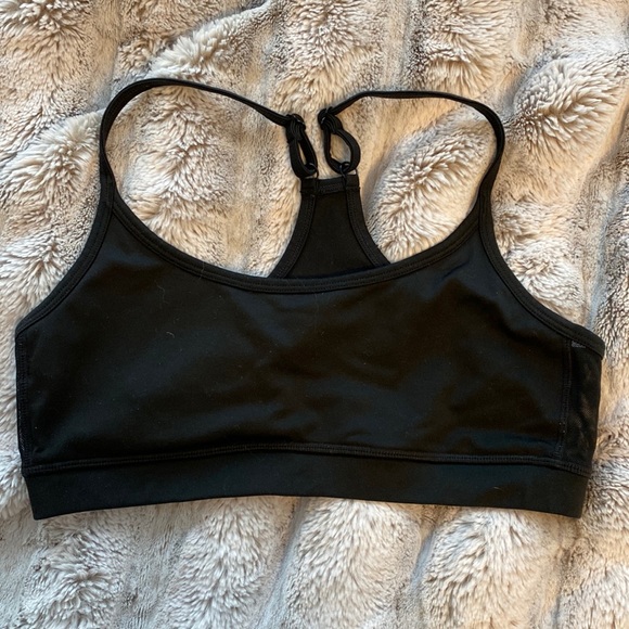 Intimates & Sleepwear | Black Sports Bra With Mesh Sides | Poshmark